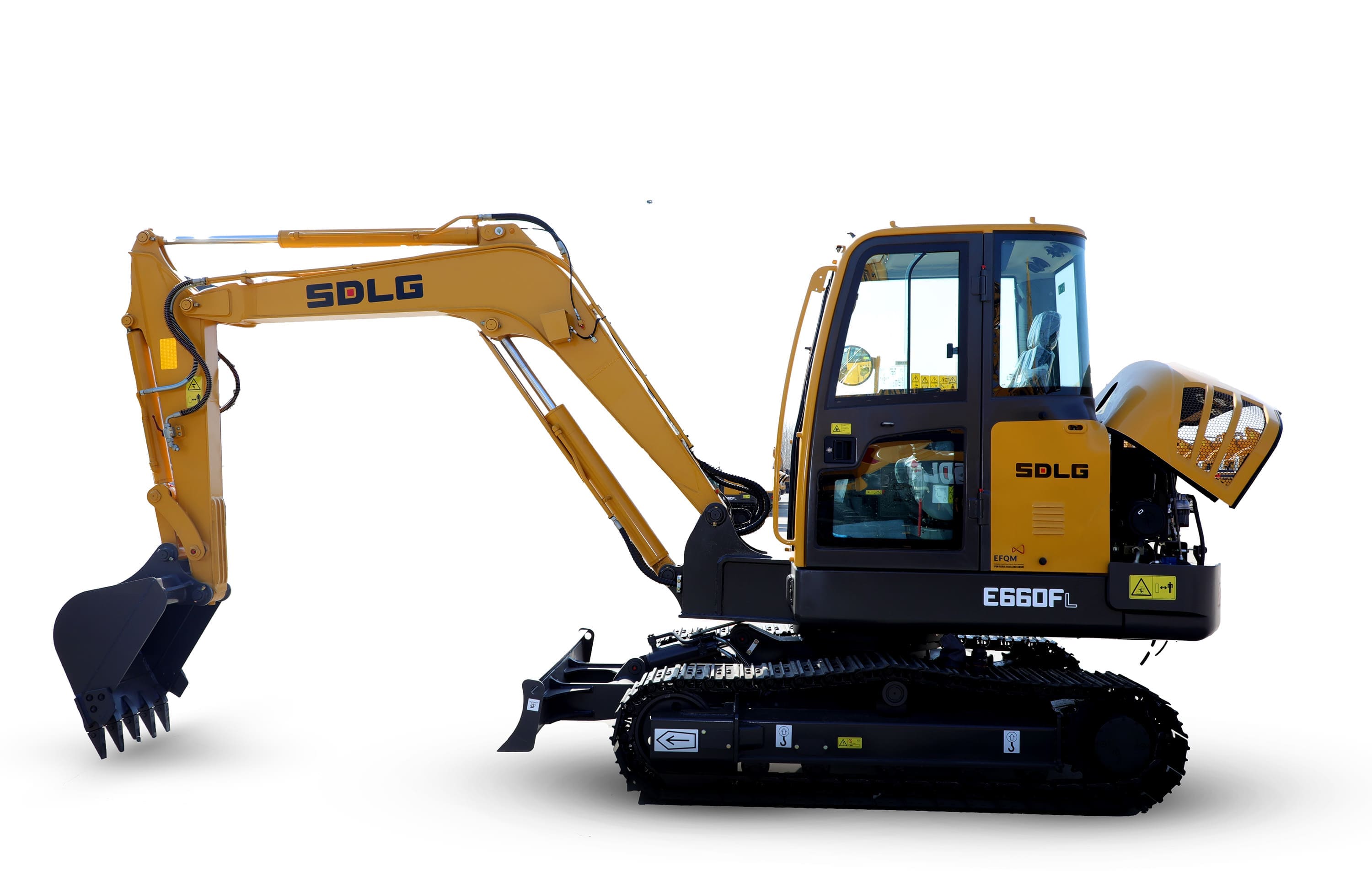 Excavadora Compacta E660FL: Fácil Operación | SDLG Latam